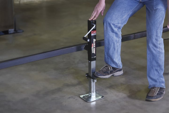 Ultra-Tow XTP Fast-Action Square Tube Trailer Jack, 2000-Lb., Sidewind ...