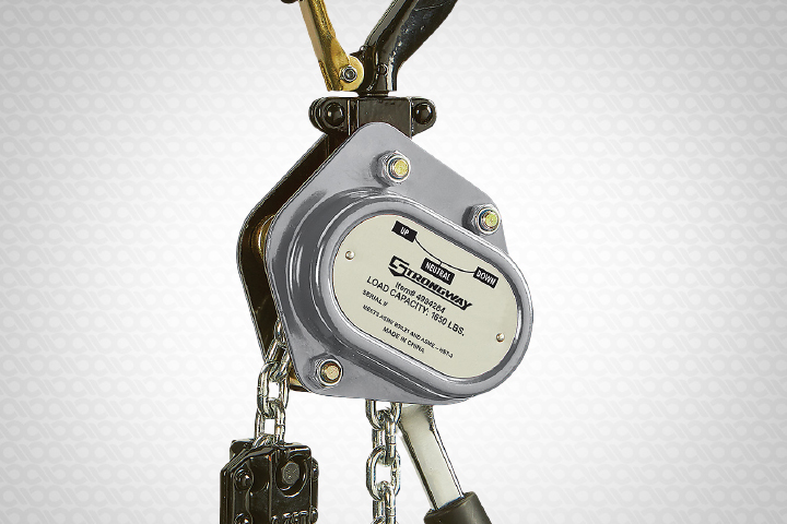 Strongway Mini Lever Chain Hoist, 1650-Lb. Capacity, 5ft. Lift, Model ...
