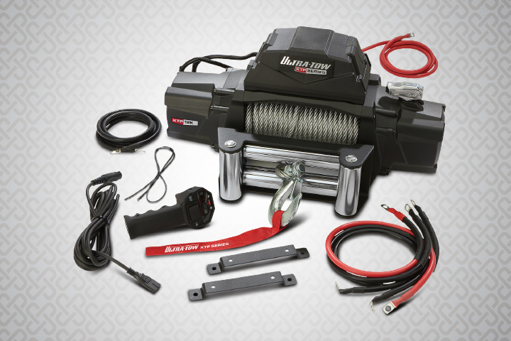 Ultra-Tow XTP 12 Volt Off-Road Vehicle Winch, 12,000-Lb. Capacity, 12 ...