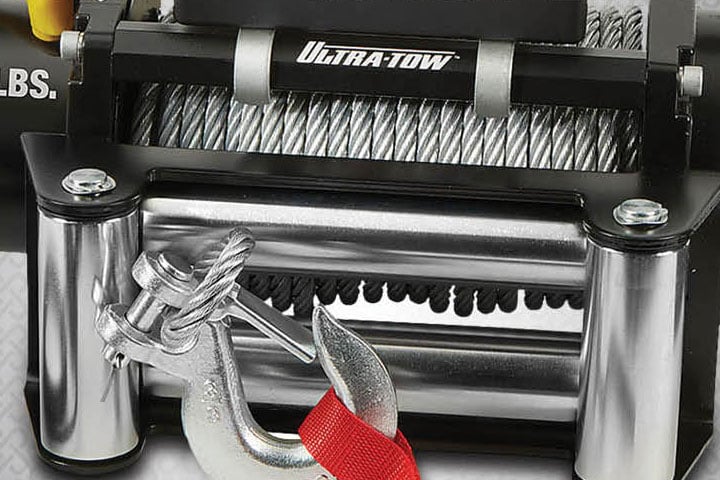 Ultra-Tow 12 Volt DC-Powered Off-Road Vehicle Winch, 12,000-Lb ...