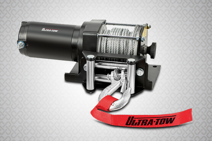 Ultra-Tow 12 Volt DC ATV/UTV Winch, 2500-Lb. Capacity, Galvanized Wire ...