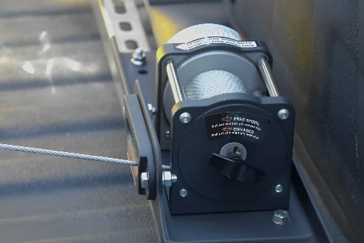 Ironton AC-Powered Electric Winch, 1500-Lb. Capacity, Steel Wire Rope ...