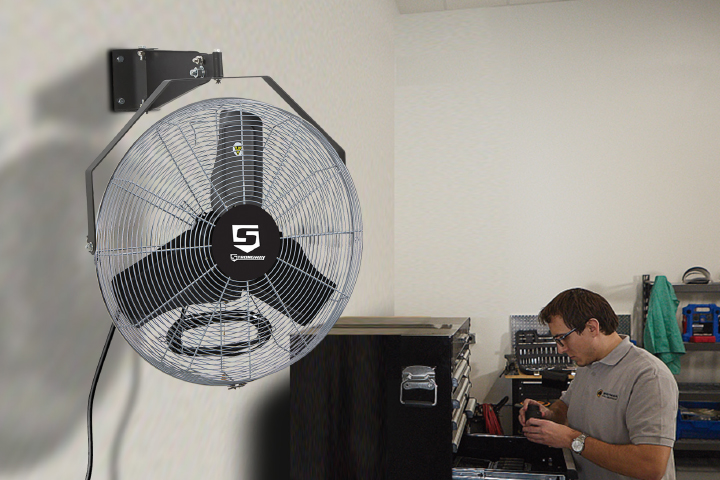 Strongway 24in. Wall-Mount Fan, 2-Speed, 5791 CFM, 1/3HP | Northern Tool