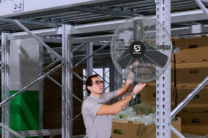 Strongway 24in. Wall-Mount Fan, 2-Speed, 5791 CFM, 1/3HP | Northern Tool