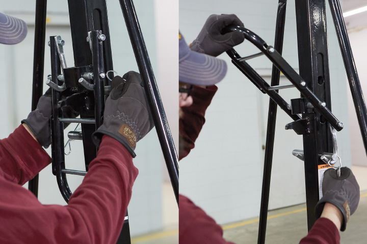 Strongway Adjustable Gantry Crane, 4000-Lb. Capacity, 8.2ft.–12.14ft ...