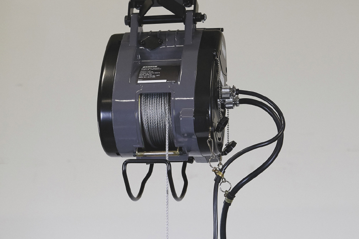 Bannon Compact Electric Cable Hoist, 500-Lb. Capacity, 95ft. Lift, 110 ...