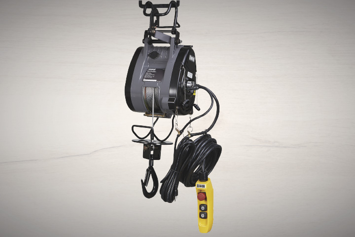 Bannon Compact Electric Cable Hoist, 1100-Lb. Capacity, 95ft. Lift, 110 ...