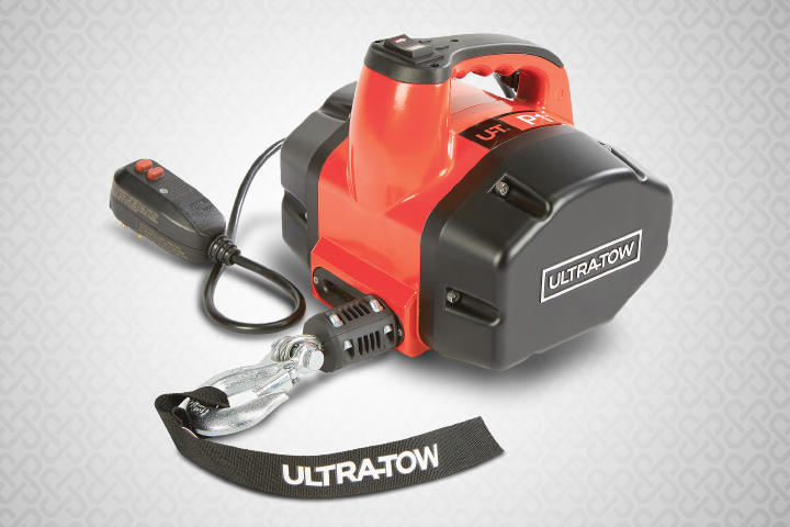 Ultra-Tow Portable Electric Winch, 120V, 1100-Lb. Horizontal and ...