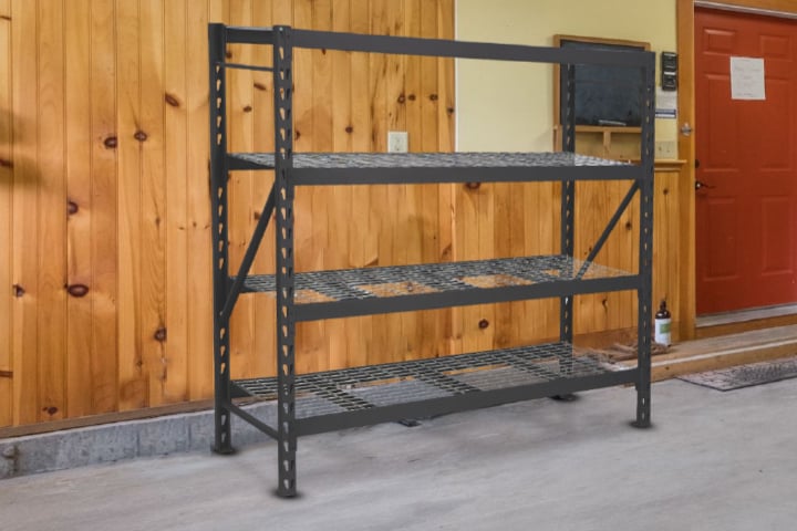 Ironton 4-Tier Storage Shelving, 77in.W x 72in.H x 24in.D | Northern Tool