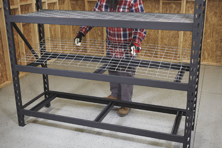 Ironton 4-Tier Storage Shelving, 77in.W x 72in.H x 24in.D | Northern Tool