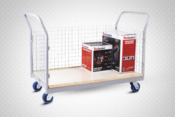 Strongway Side-Panel Platform Cart, 2000-Lb. Capacity, 48in.L x 24in.W ...