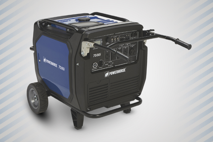 Powerhorse Inverter Generator, 7500 Surge Watts, 6500 Rated Watts ...