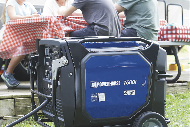 Powerhorse Inverter Generator, 7500 Surge Watts, 6500 Rated Watts ...