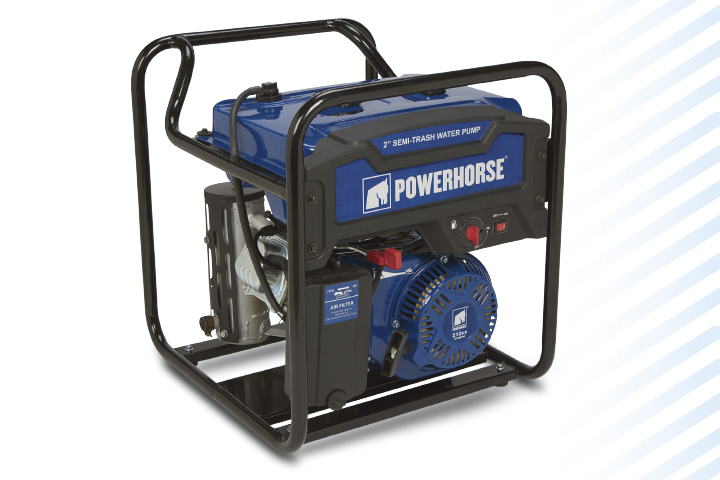 Powerhorse Extended Run Semi-Trash Water Pump, 2in. Ports, 7860 GPH ...