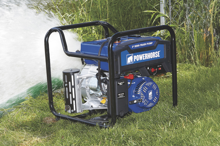 Powerhorse Extended Run Semi-Trash Water Pump, 3in. Ports, 14,160 GPH ...