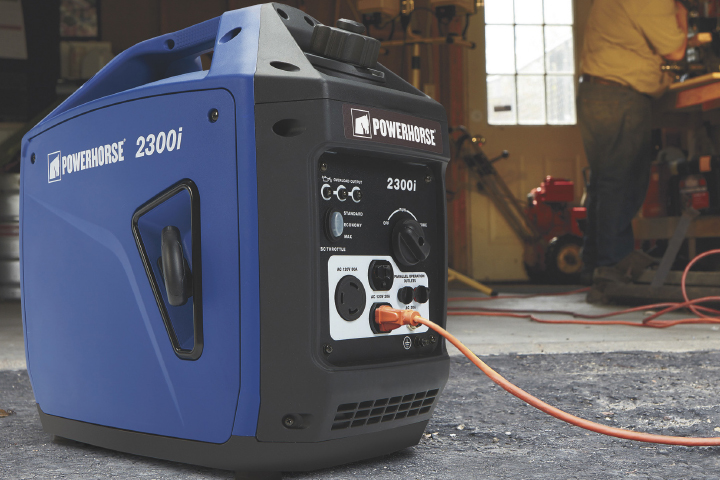 Powerhorse Inverter Generator, 2300 Surge Watts, 1800 Rated Watts ...