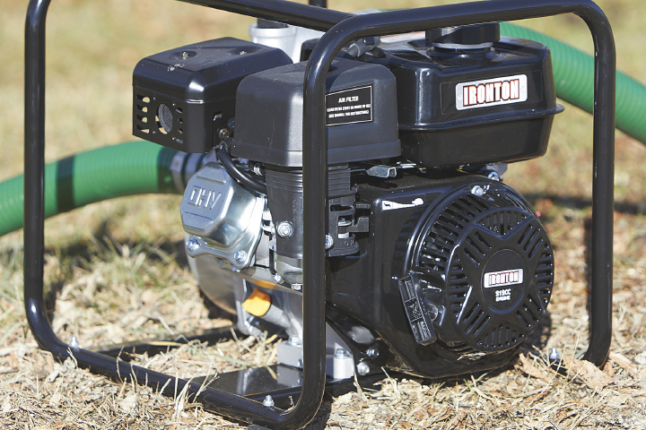 Ironton Semi-Trash Water Pump, 2in. Ports, 7860 GPH, 1/4in. Solids ...