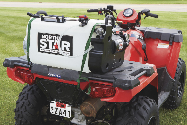 NorthStar ATV Boomless Broadcast and Spot Sprayer, 16-Gallon Capacity ...
