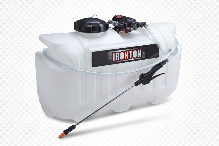 Ironton ATV Spot Sprayer, 26-Gallon Capacity, 2.1 GPM, 12 Volts ...