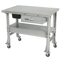 Klutch Heavy-Duty Tear Down Table Workbench w/ Drain, 1000-Lb. Capacity ...