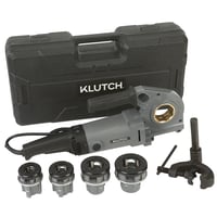 Klutch Electric Pipe Threader, Portable, 12 Amps, Includes 4 Dies ...