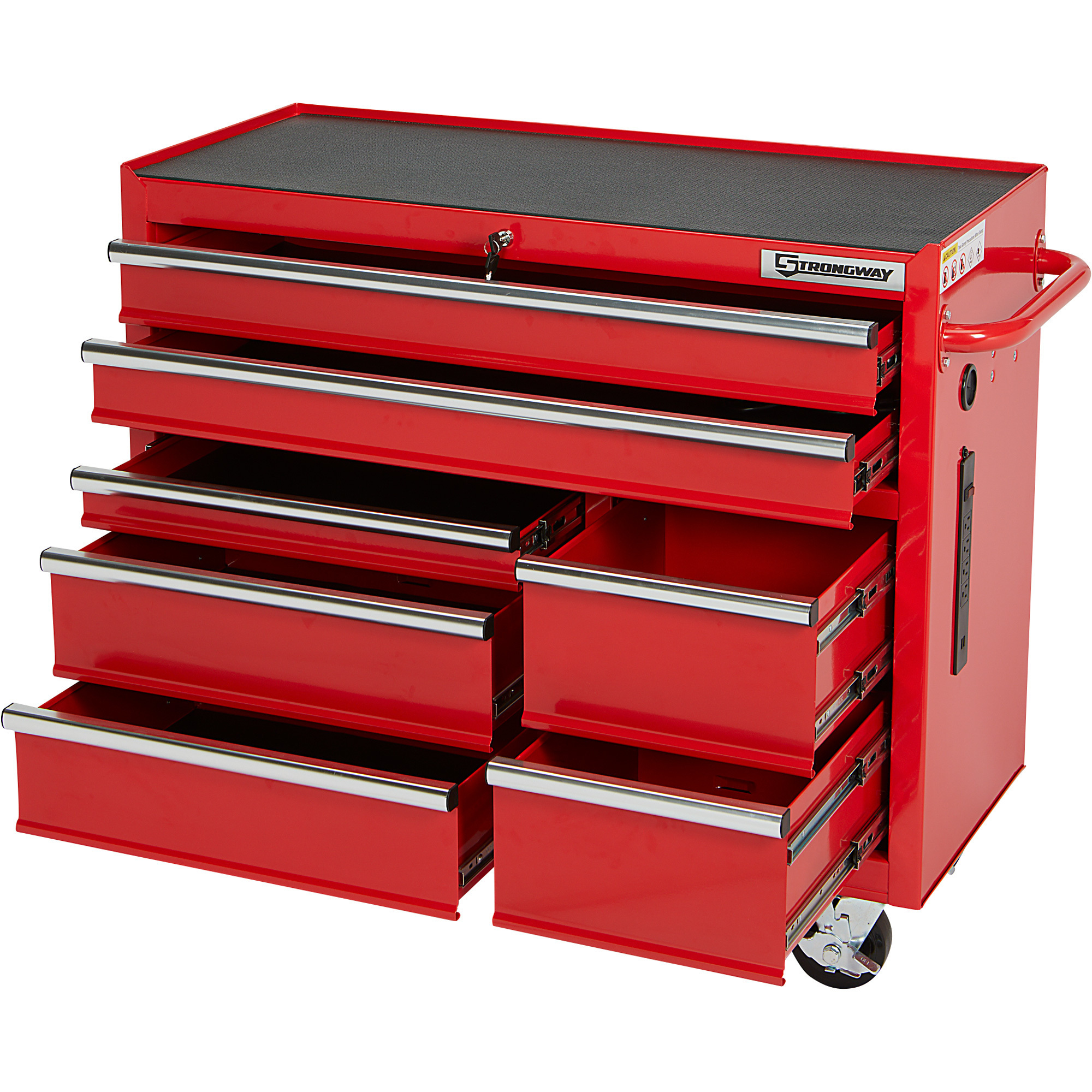Strongway 7 Drawer Rolling Cabinet 42in.W x 18in.D x 36.6in.H 840321726070 eBay