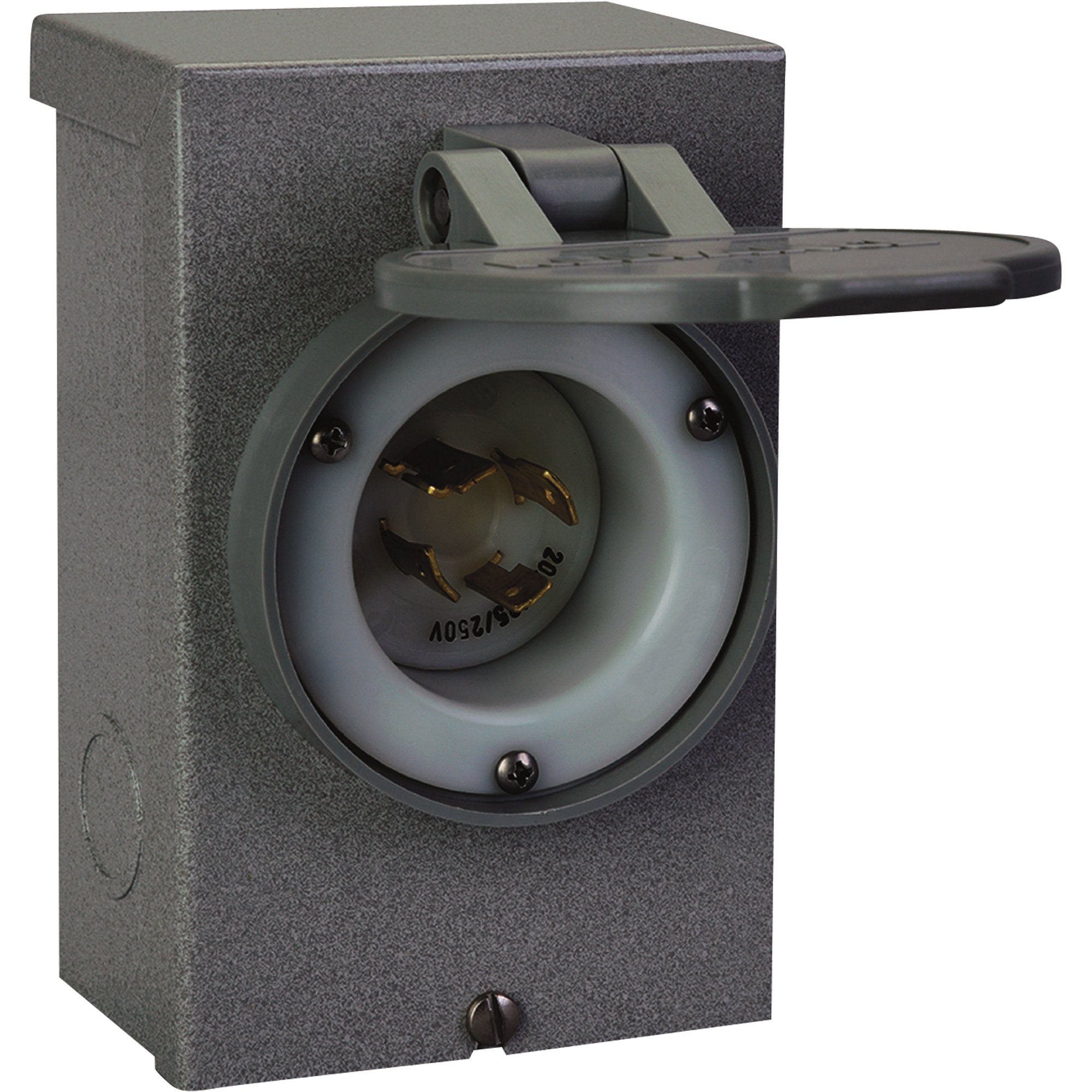 Reliance Raintight Power Inlet Box — 20 Amps, 125/250 Volts, 5000 Watts ...