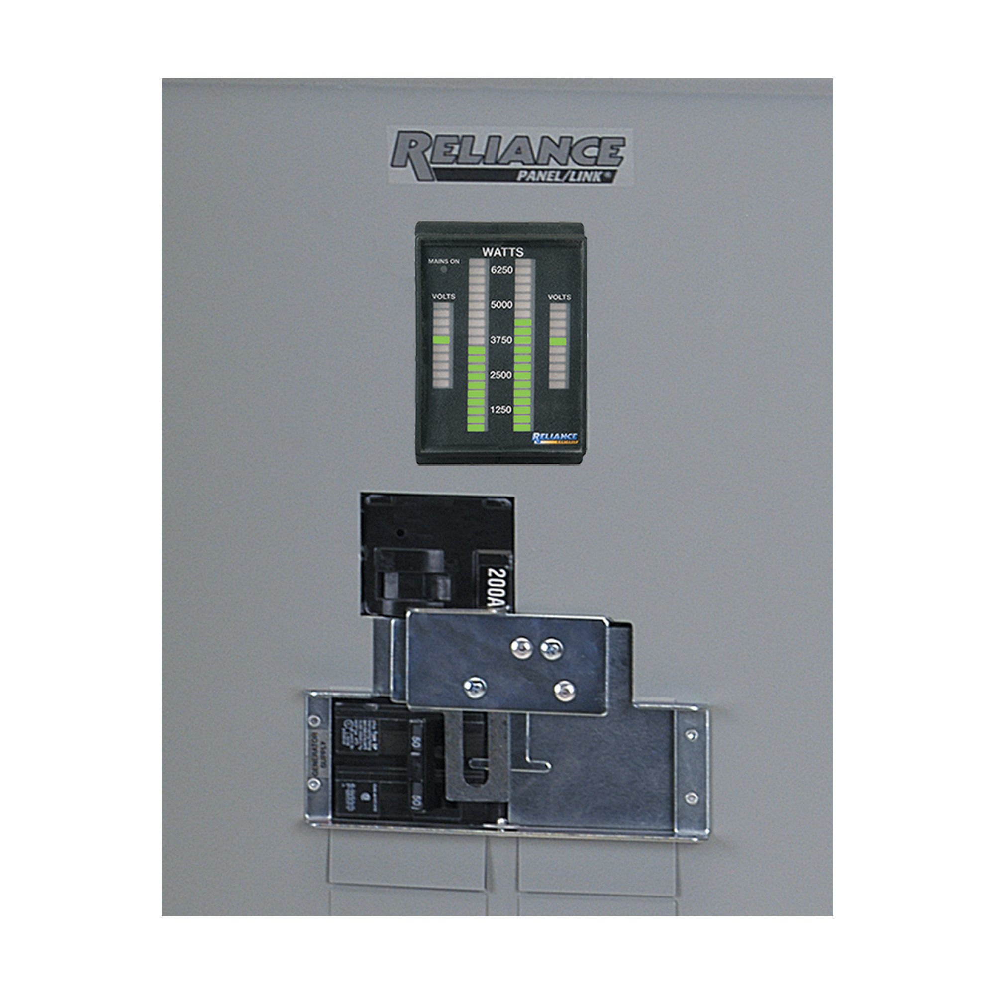 Reliance Wattmeter/Voltmeter For Generators up to 50 Amps/12,500 Watts ...