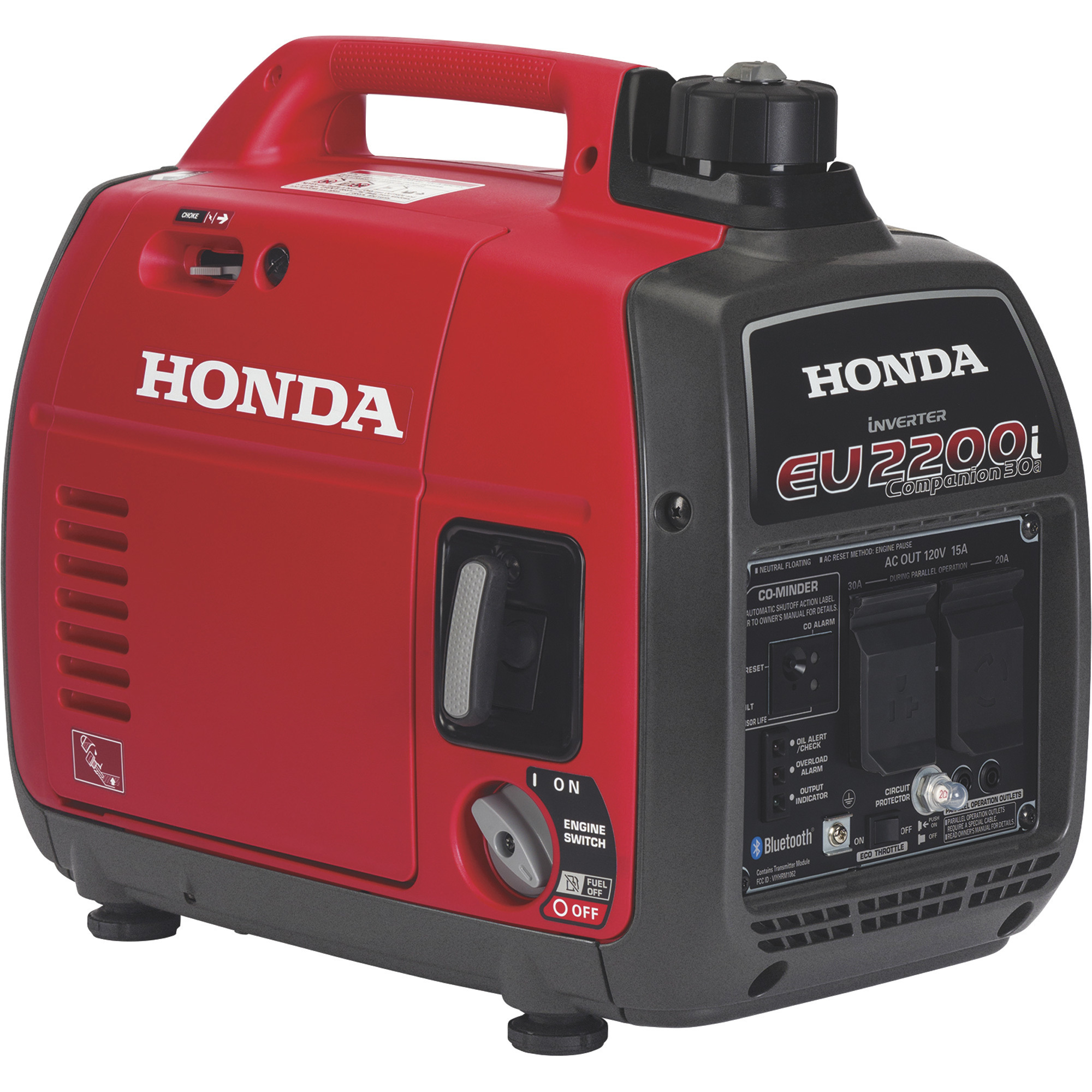 Honda Companion Inverter Generator, 2200 Surge Watts, 1800 Rated Watts ...