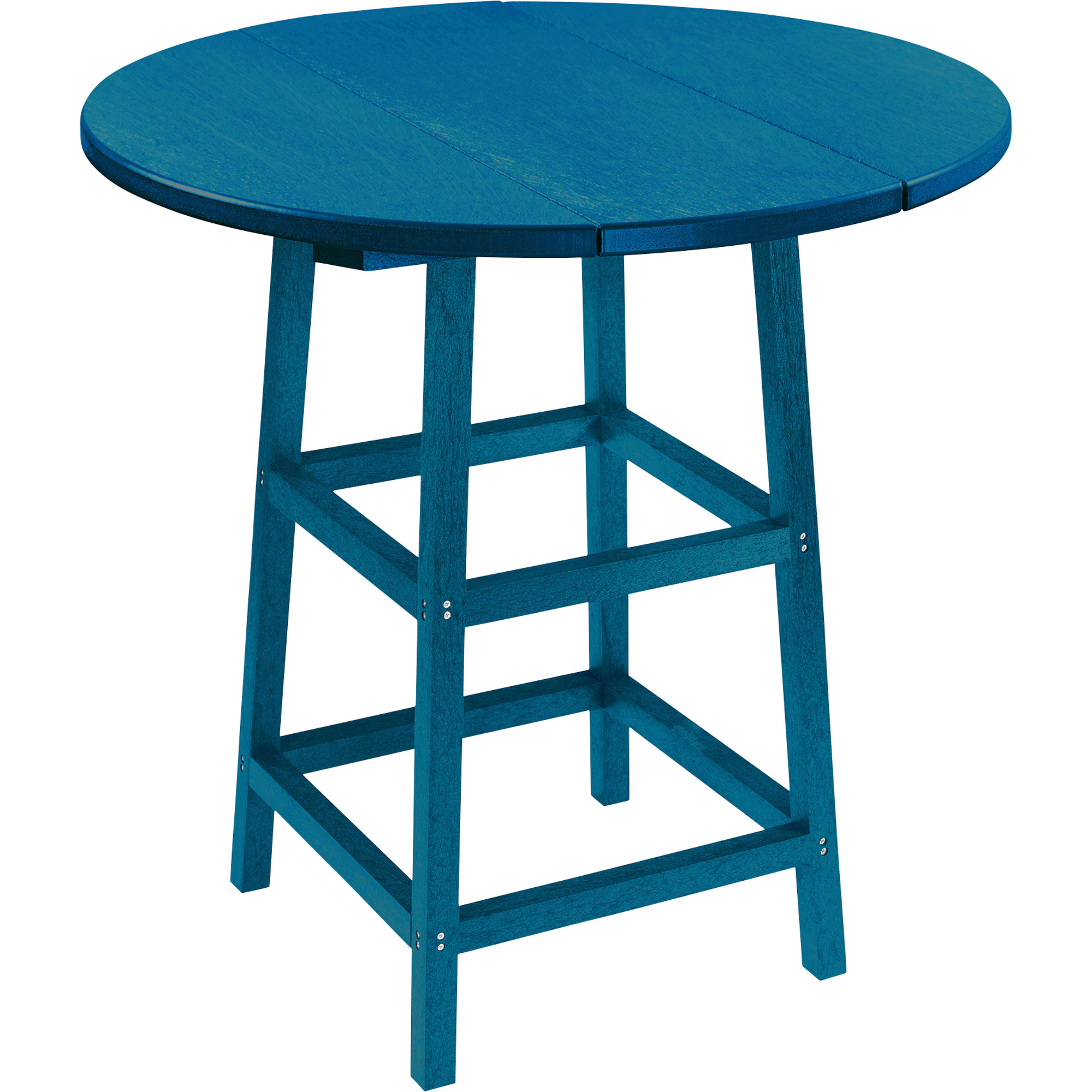 Capterra Casual Round Pub Table, Blue, 32in. Dia. x 40in.H, Model# KIT ...