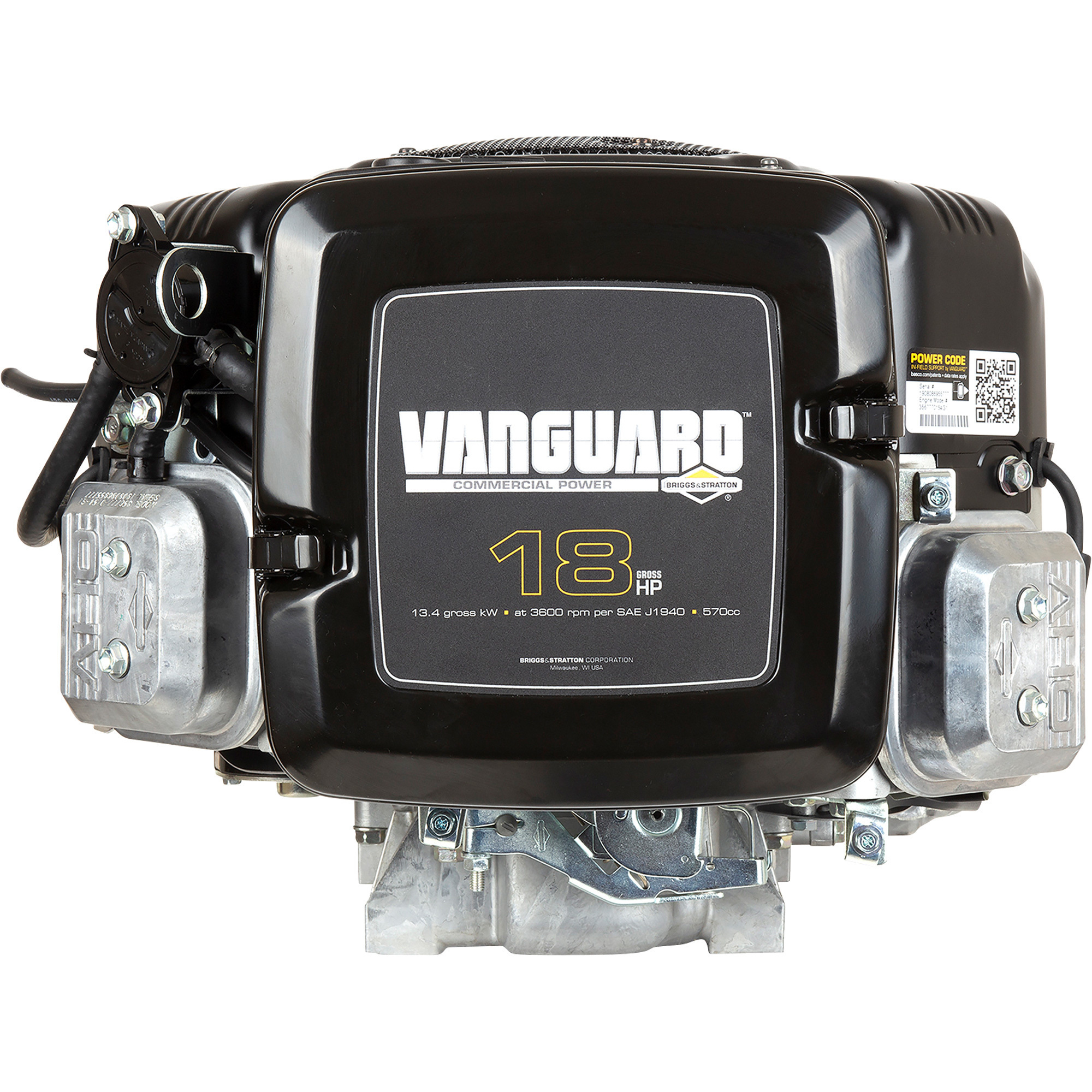 Briggs & Stratton Vanguard V-Twin Vertical Engine, Model# 356777-0154 ...