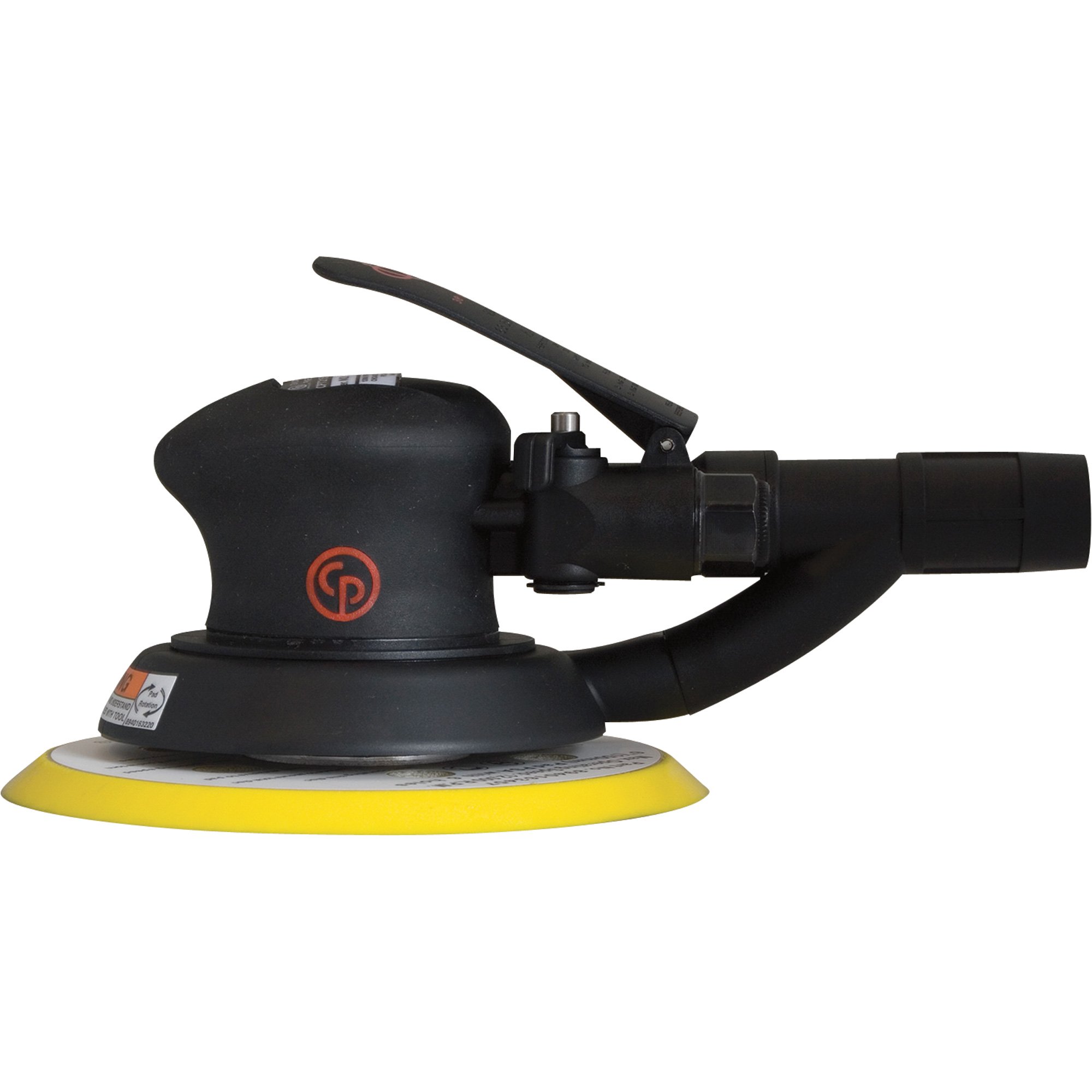 Chicago Pneumatic Random Orbital Sander — 10mm Orbit, Self-Vacuuming ...