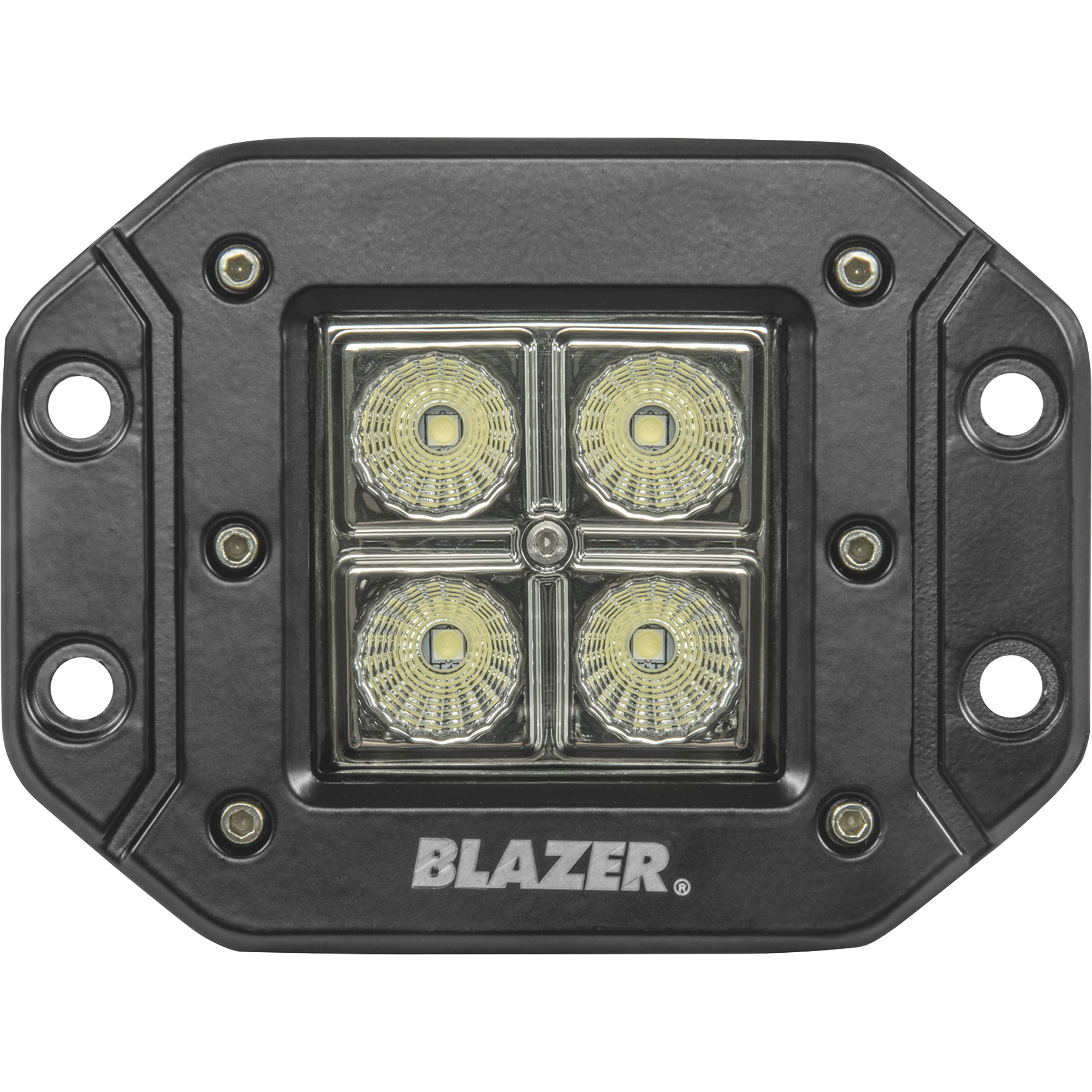 Blazer 12 Volt LED Flush Mount Flood Light — Square, 750 Lumens, Model ...
