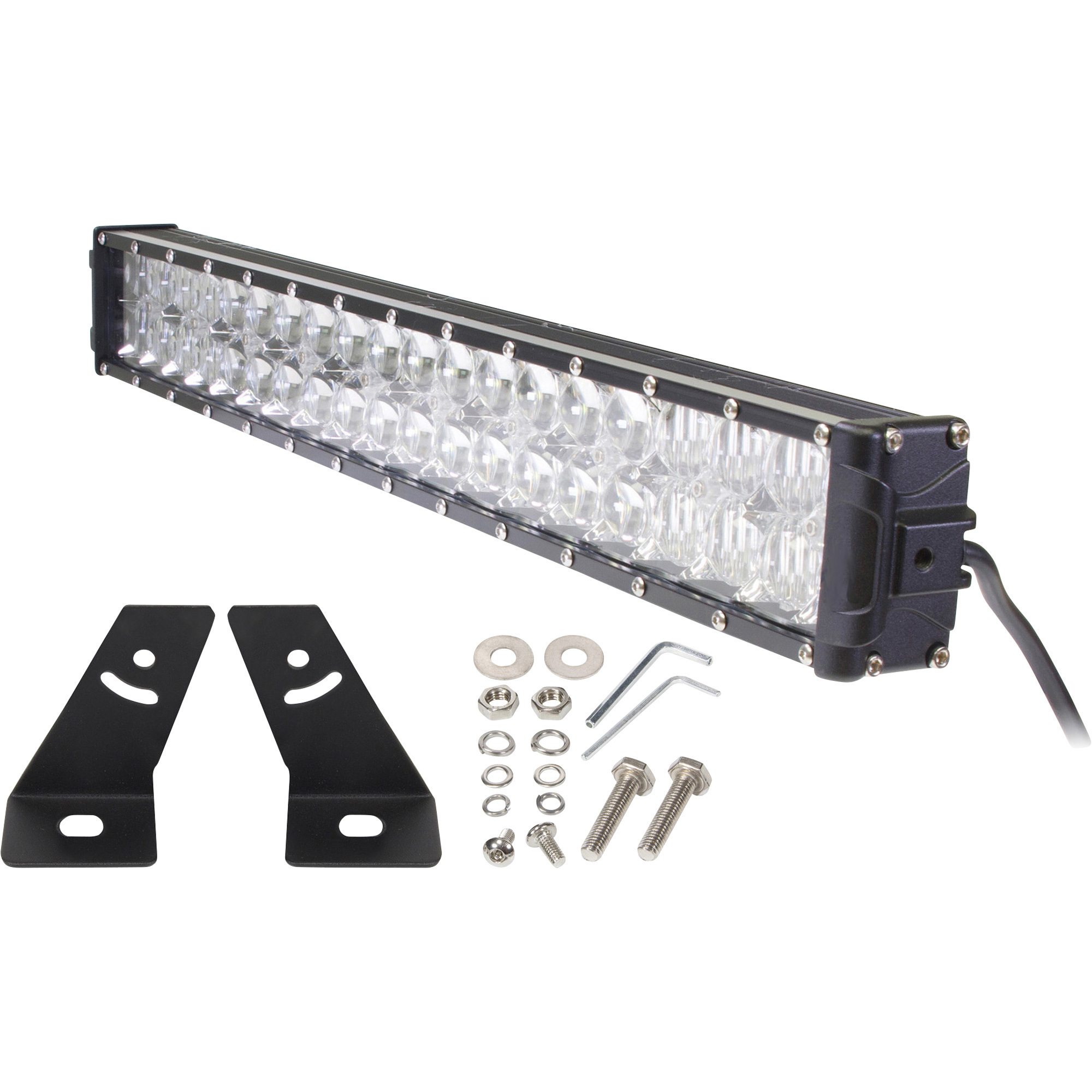 Blazer 12/24 Volt LED Double Row 3-in-1 Light Bar — 20in., 7920 Lumens ...