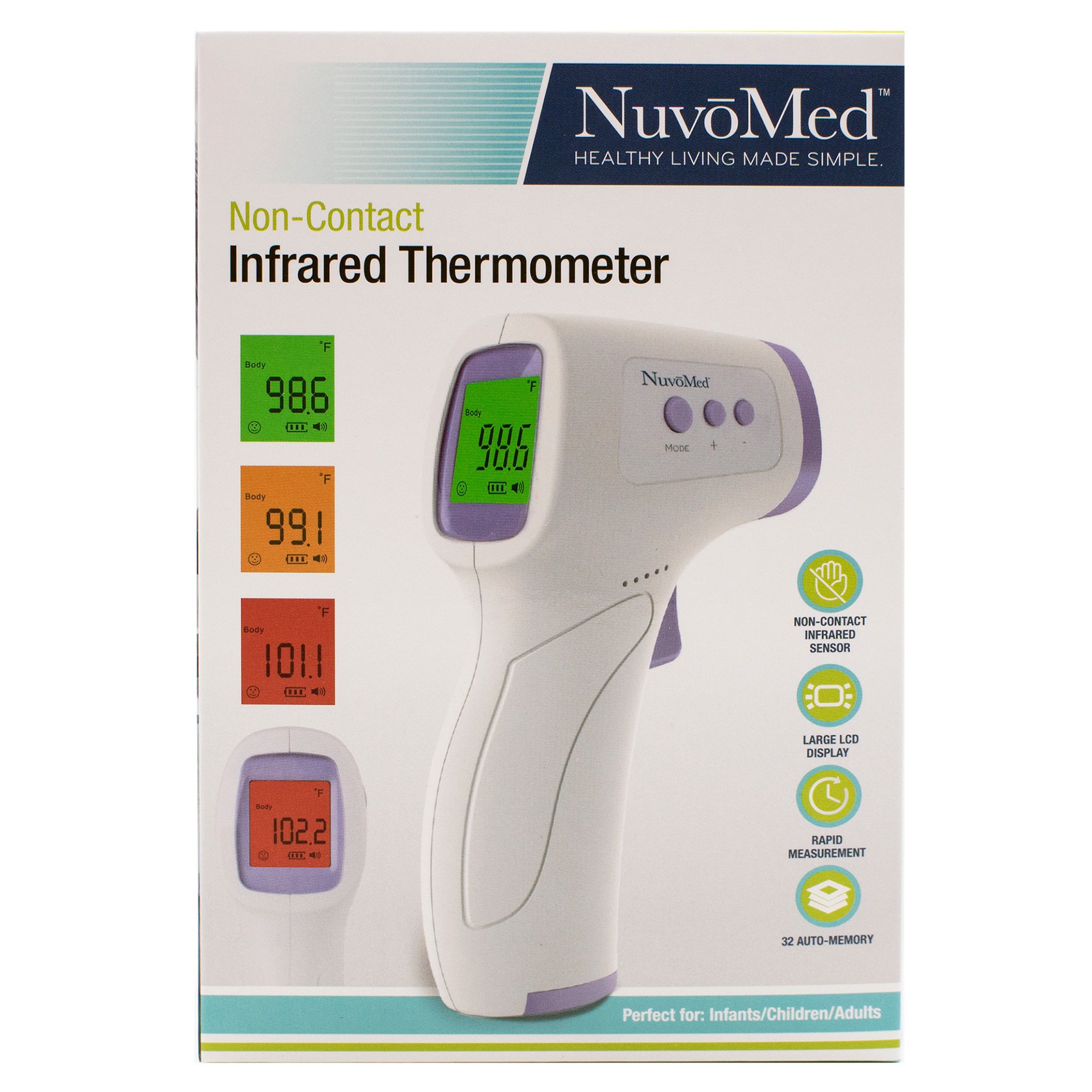 NuvoMed Digital Contactless Body Temperature Thermometer | Northern Tool