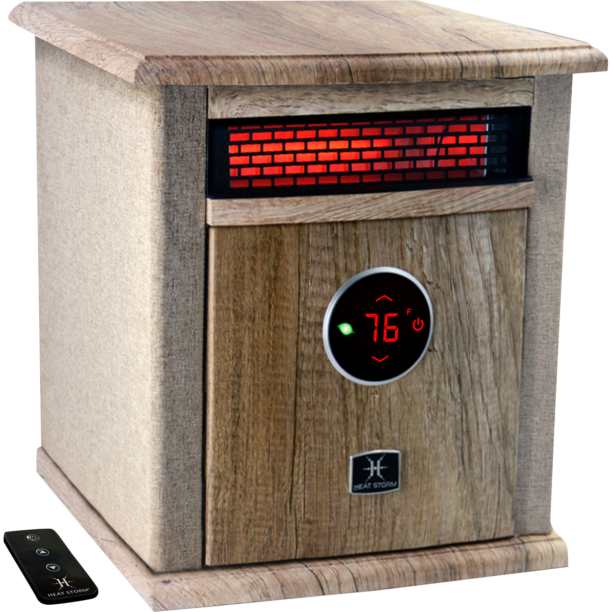 Heat Storm Logan Deluxe Portable Infrared Heater, Beige, 5200 BTU ...