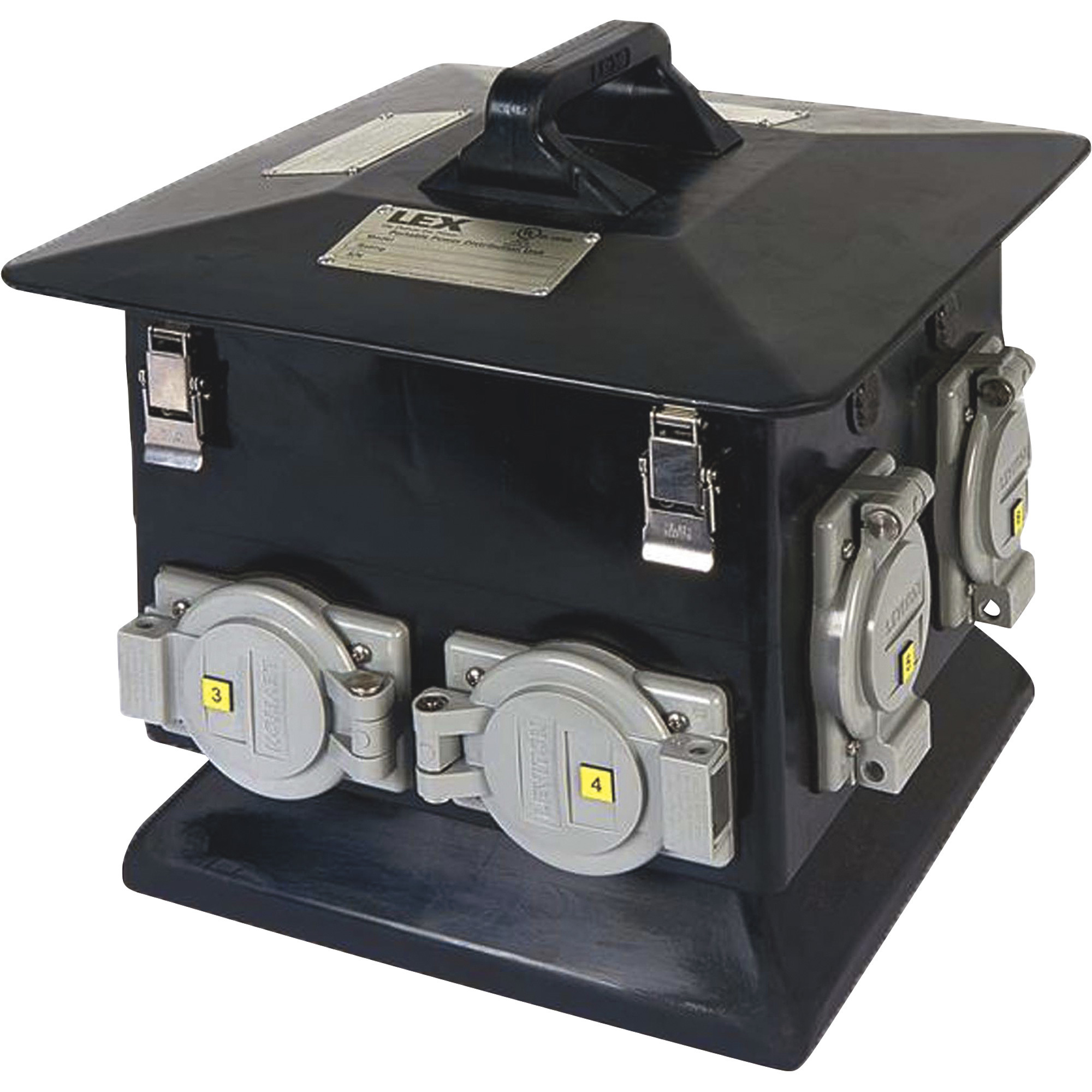 Generac Portable Power Distribution Box, 160 Amps, 125/250 Volts, 3 ...