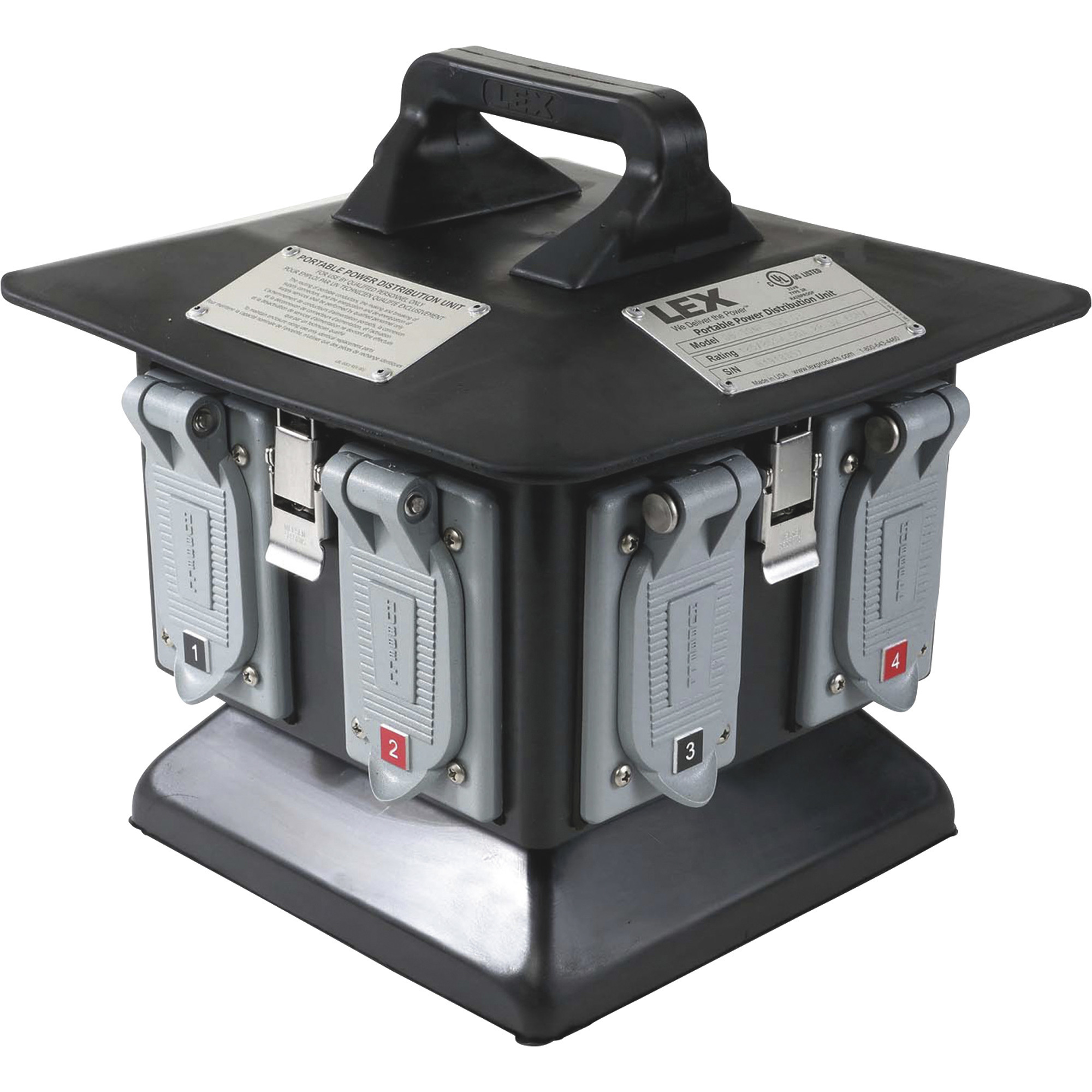 Generac Portable Power Distribution Box, 160 Amps, 125/250 Volts ...