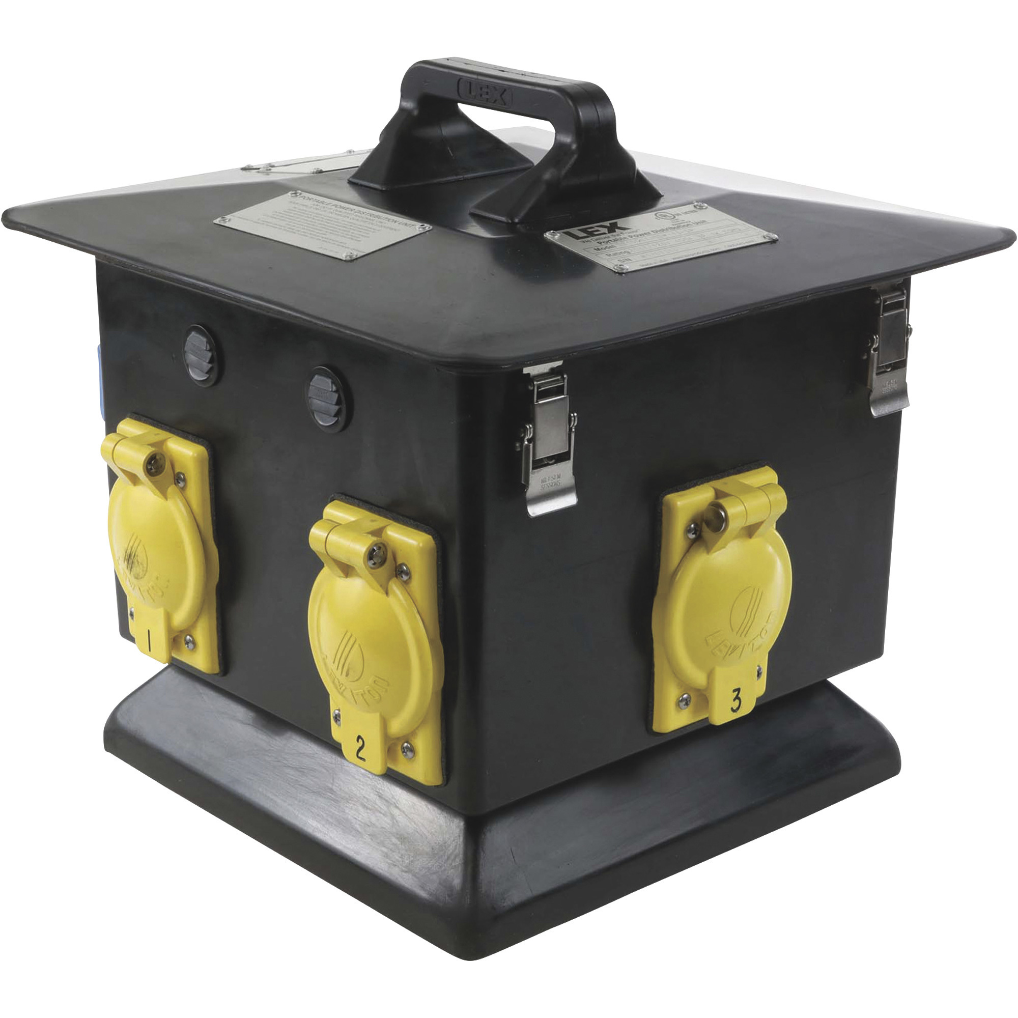 Generac Portable Power Distribution Box, 100 Amps, 120/208 Volts, 3 ...