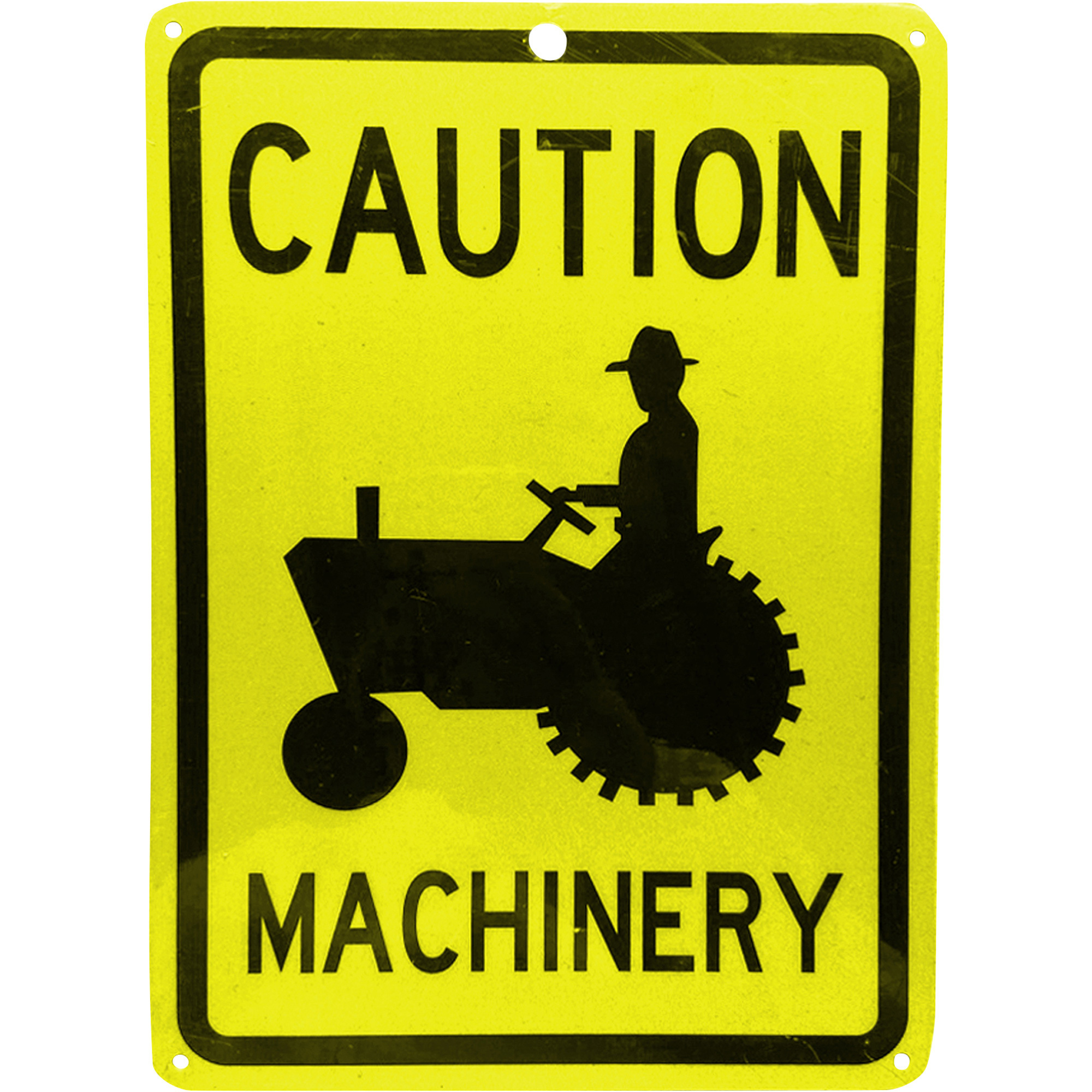 Forester CAUTION MACHINERY Metal Sign, 7in.W x 10in.H | Northern Tool