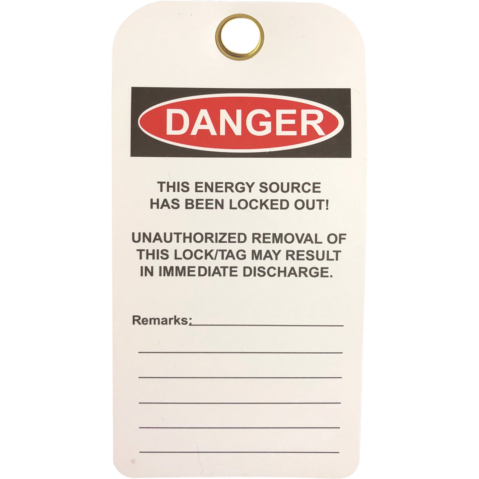 Forester DO NOT ENERGIZE Lockout Tags — 6-Pk., 4in.W x 7in.H, Model ...