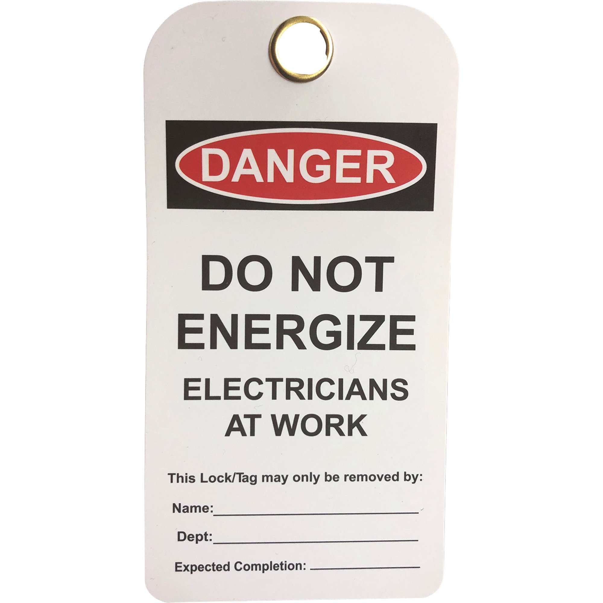 Forester DO NOT ENERGIZE Lockout Tags — 6-Pk., 4in.W x 7in.H, Model ...