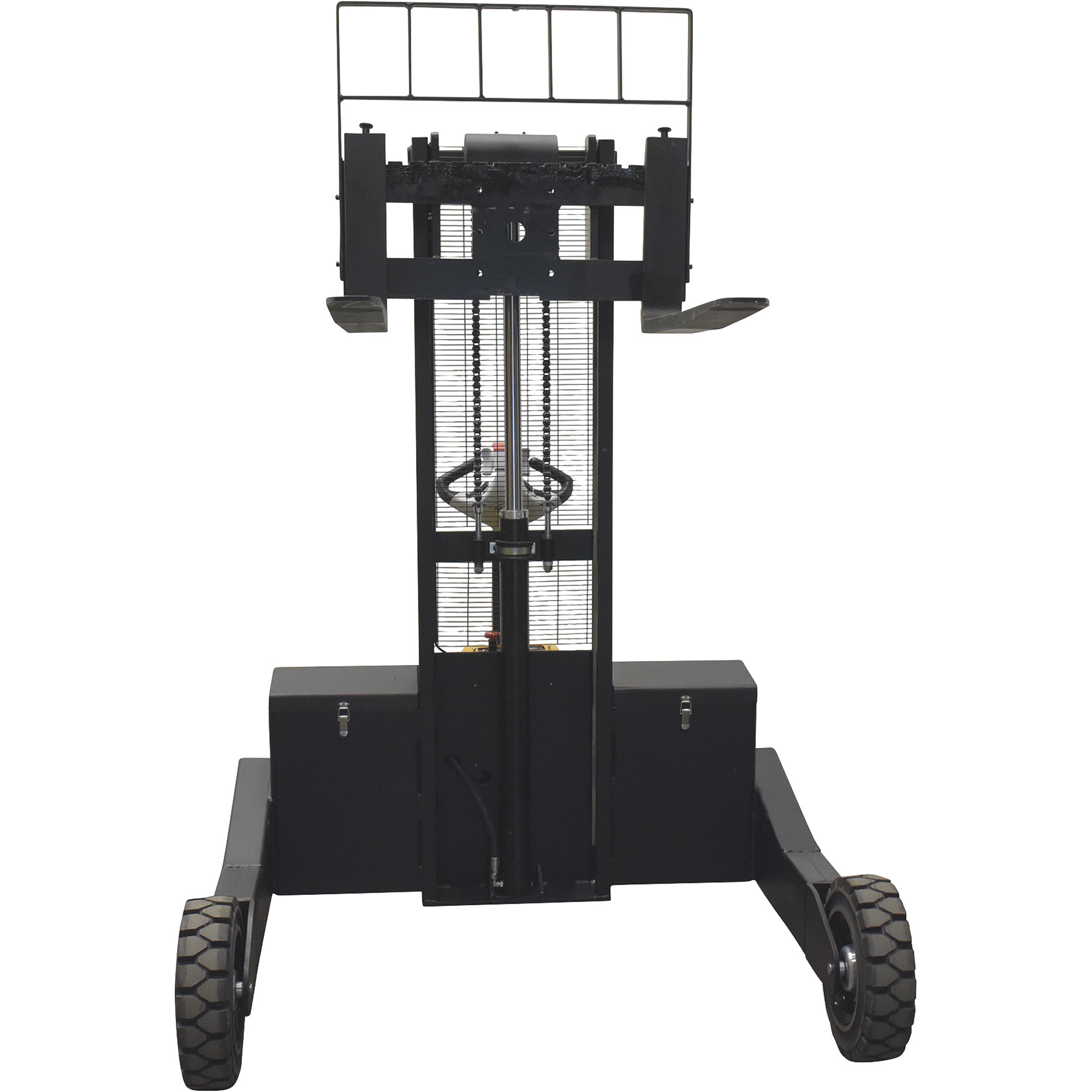 Vestil, Rough terrain powered stacker 3k capacity, Load Capacity 3000 ...