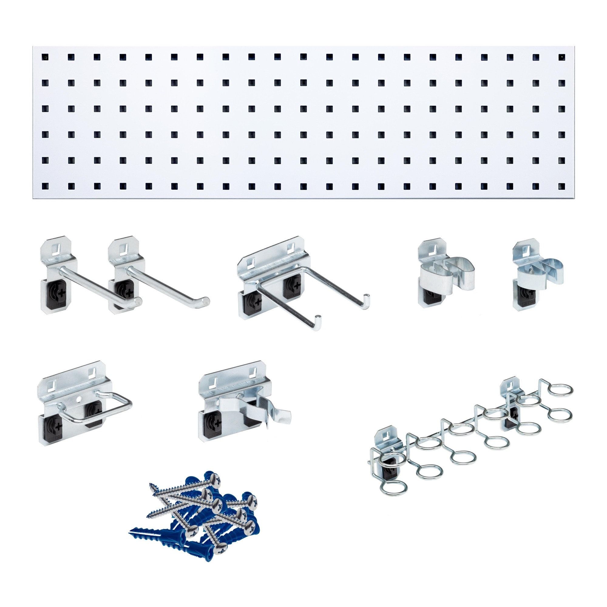Triton Products LocBoard Tool Holder Pegboard Strip Kit — 31.5in.L x ...