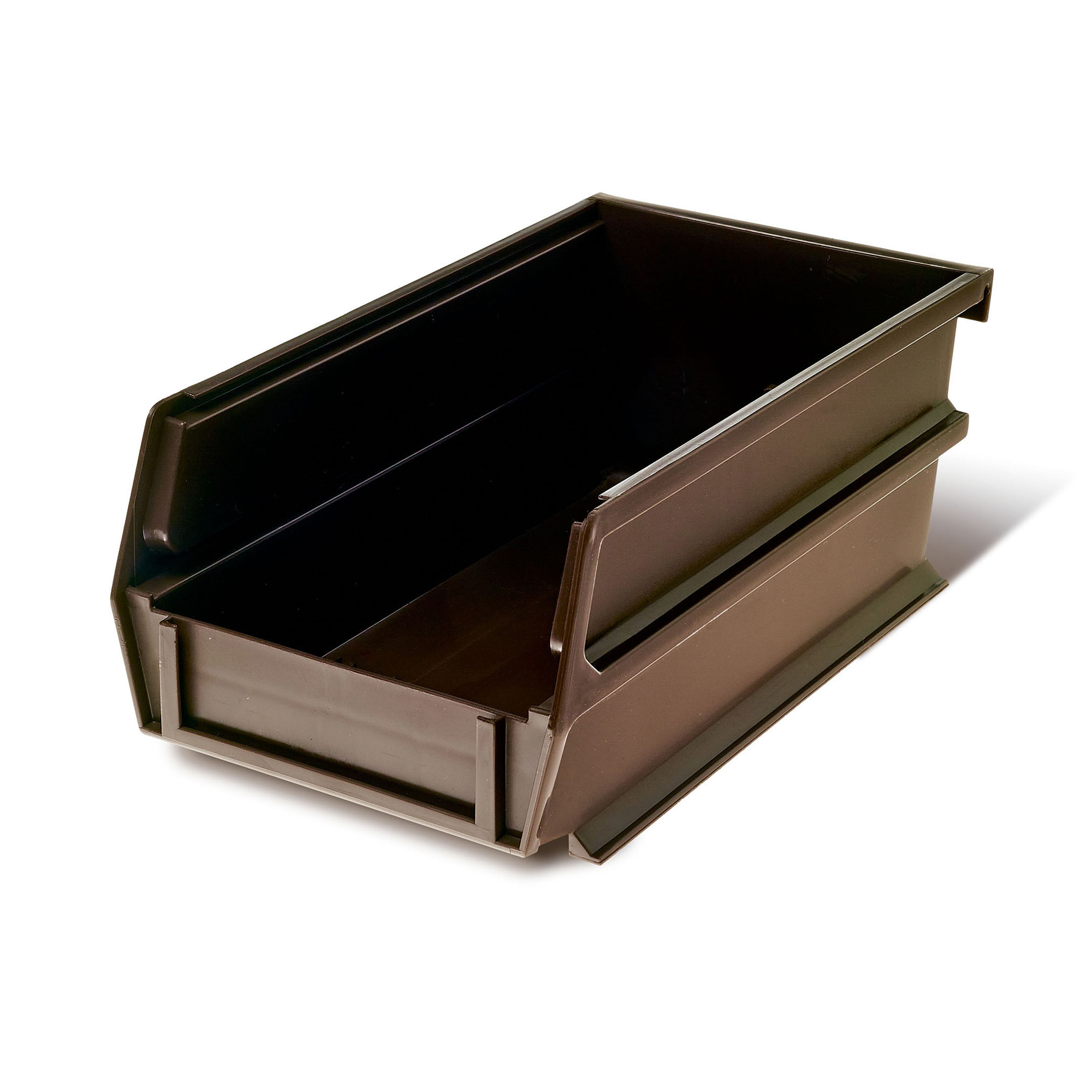 Triton Products LocBin Hanging and Interlocking Bins, 6-Pk., Brown, 7 3 ...