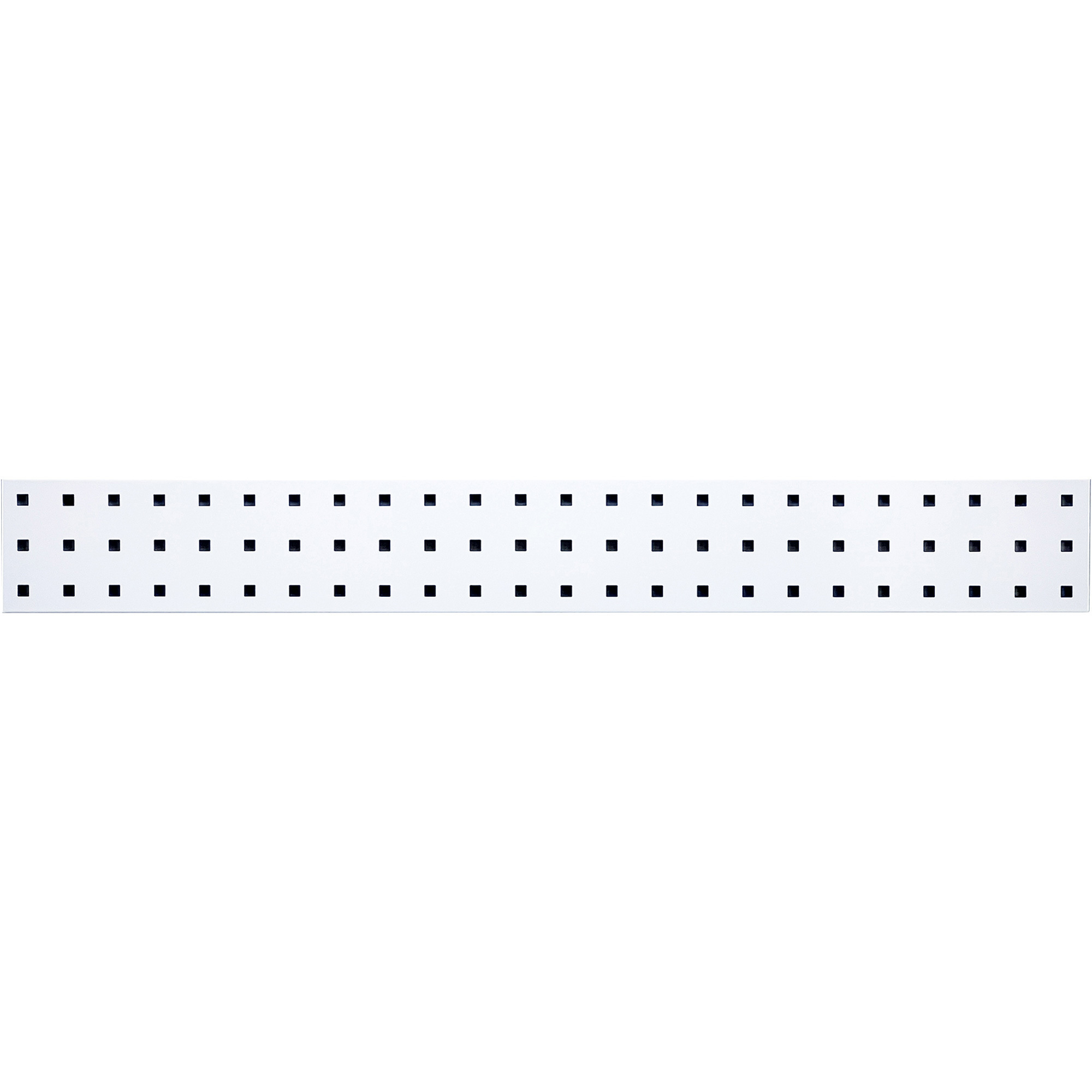 Triton Products LocBoard Steel Pegboard Strip, 36in.L x 4.5in.W, White ...