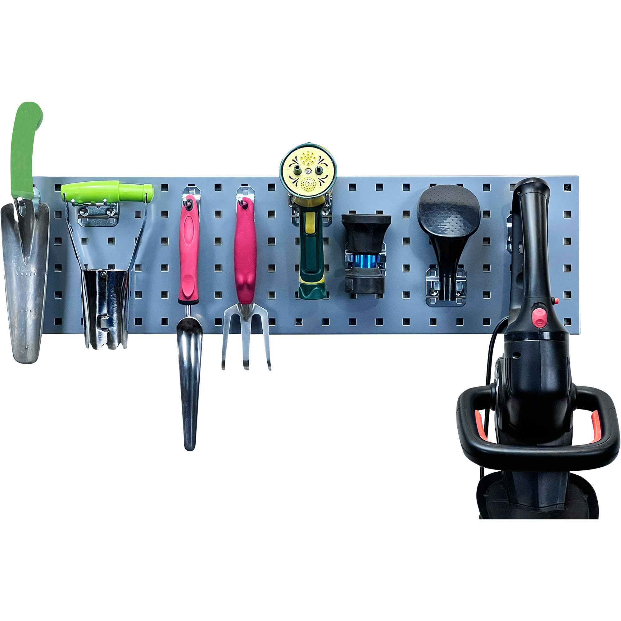 Triton Products LocBoard Steel Pegboard Strip, 31.5in.L x 9in.W, Silver ...