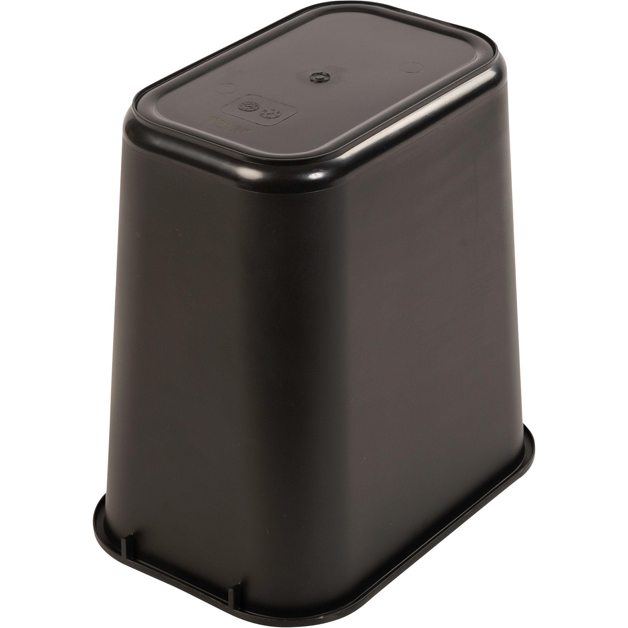 Toter Fire Resistant Trash Can — 6.75-Gallon Capacity, Black, Model ...