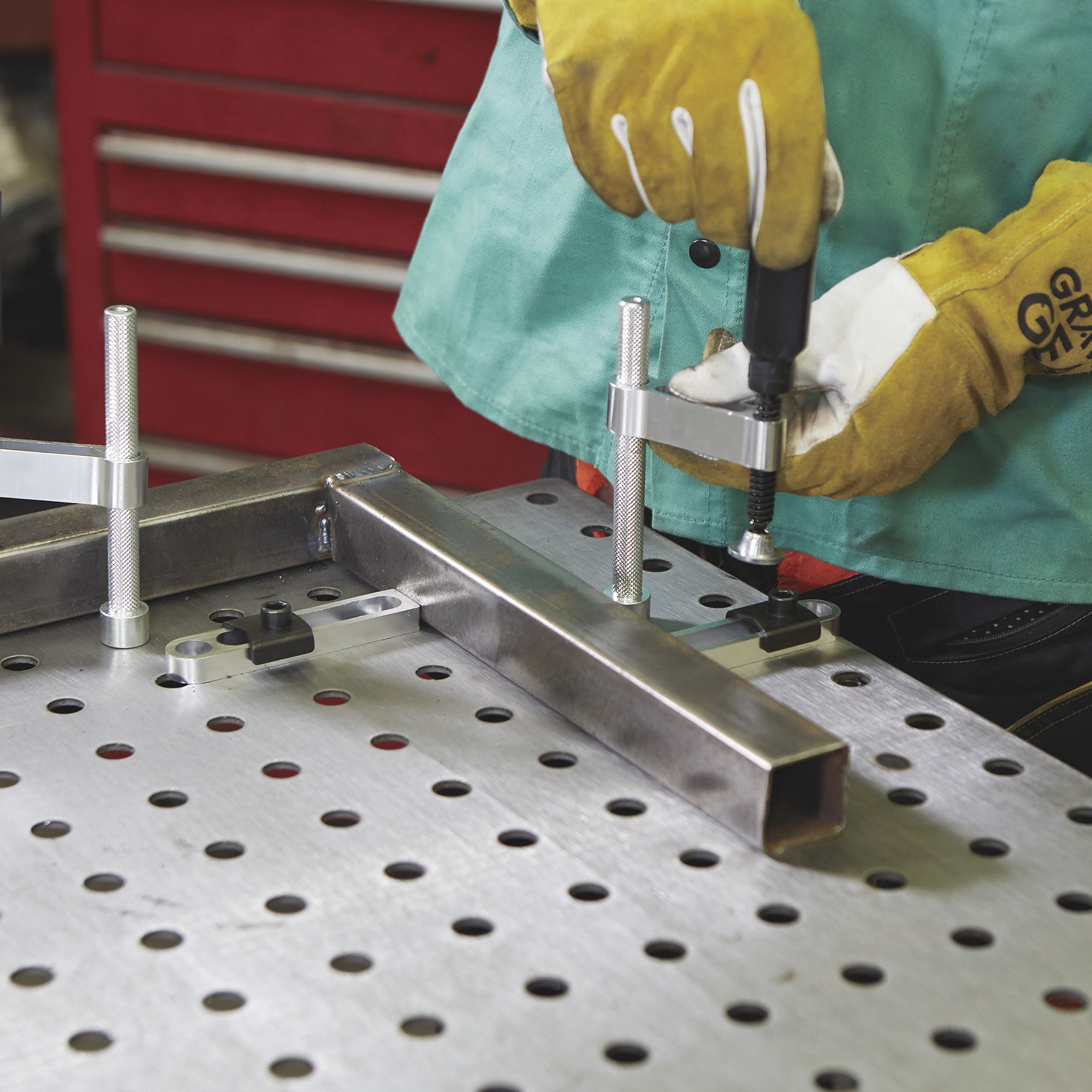 Klutch welding table clamps store