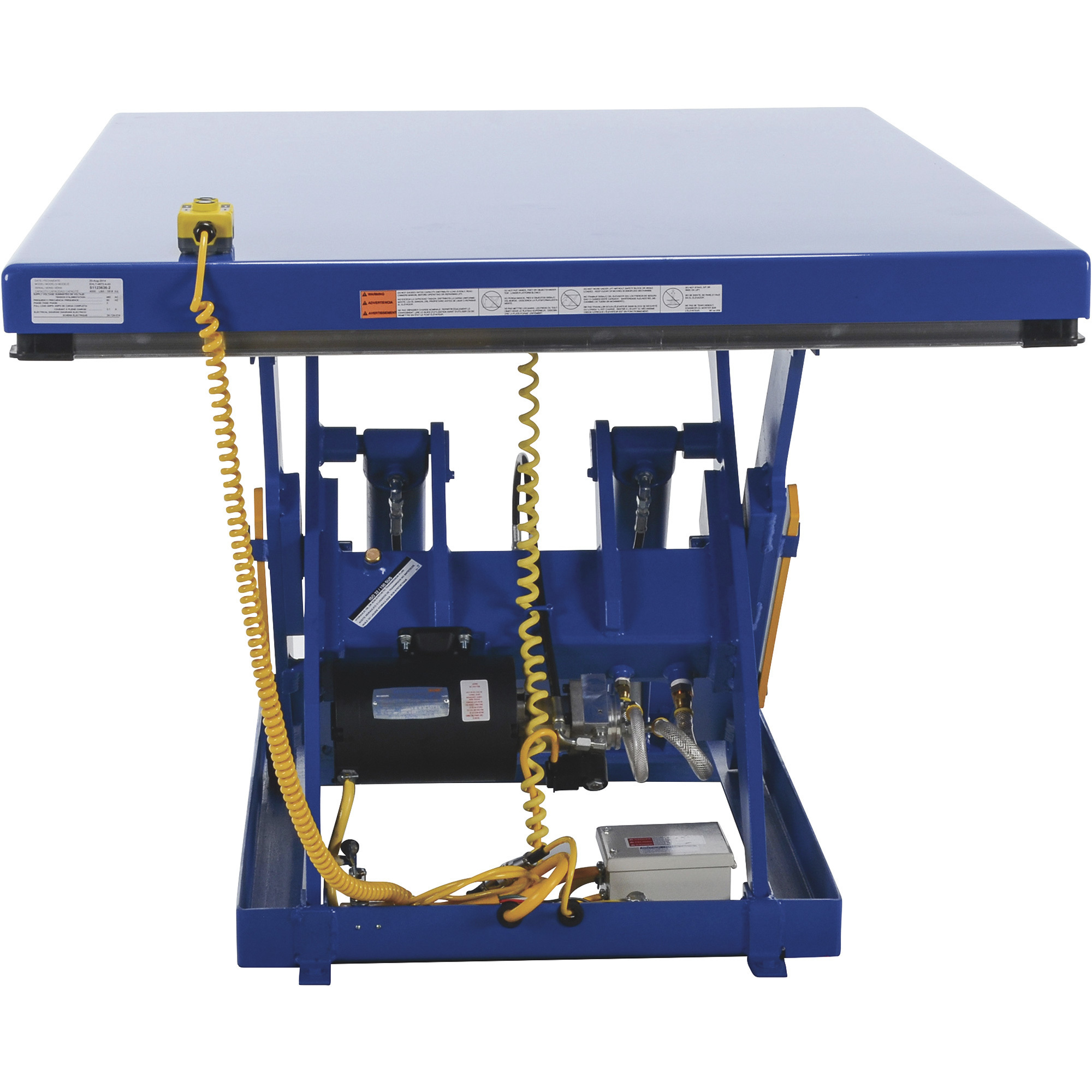 Vestil Hydraulic Lift Table - 4,000-Lb. Capacity, 72in.L x 48in.W ...